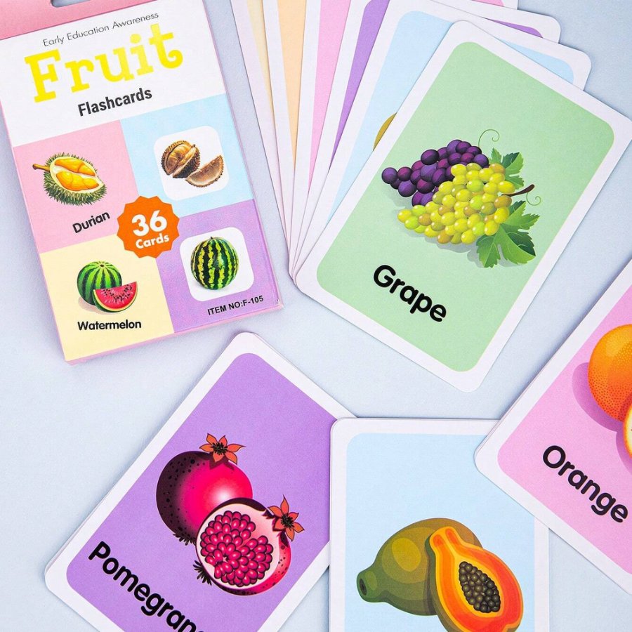 Flashcards para niños Frutas x 36 Úpale - Úpale